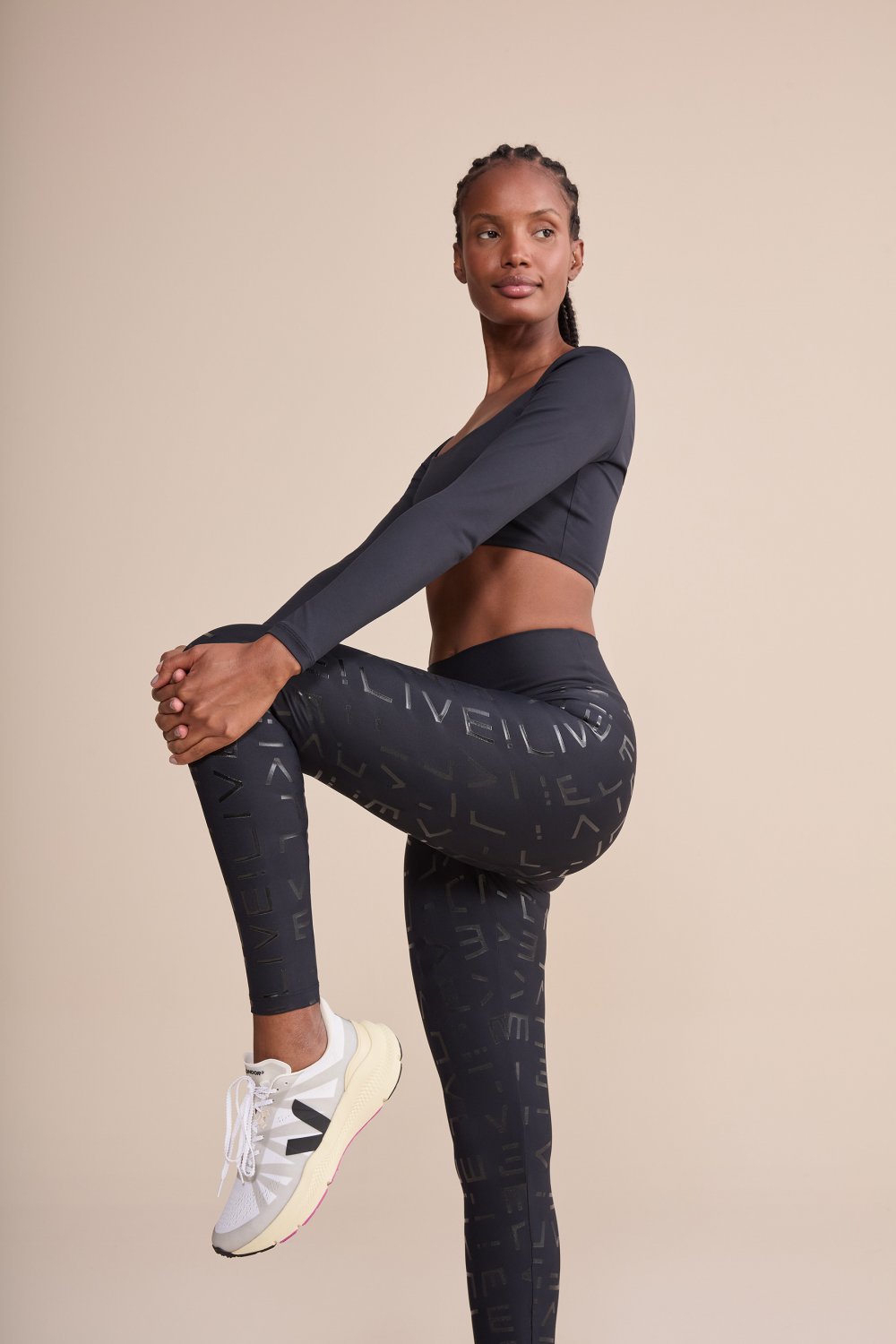 Legging Icon Hydefit Adaptiv Onyx Marca LIVE - Febe Fitness